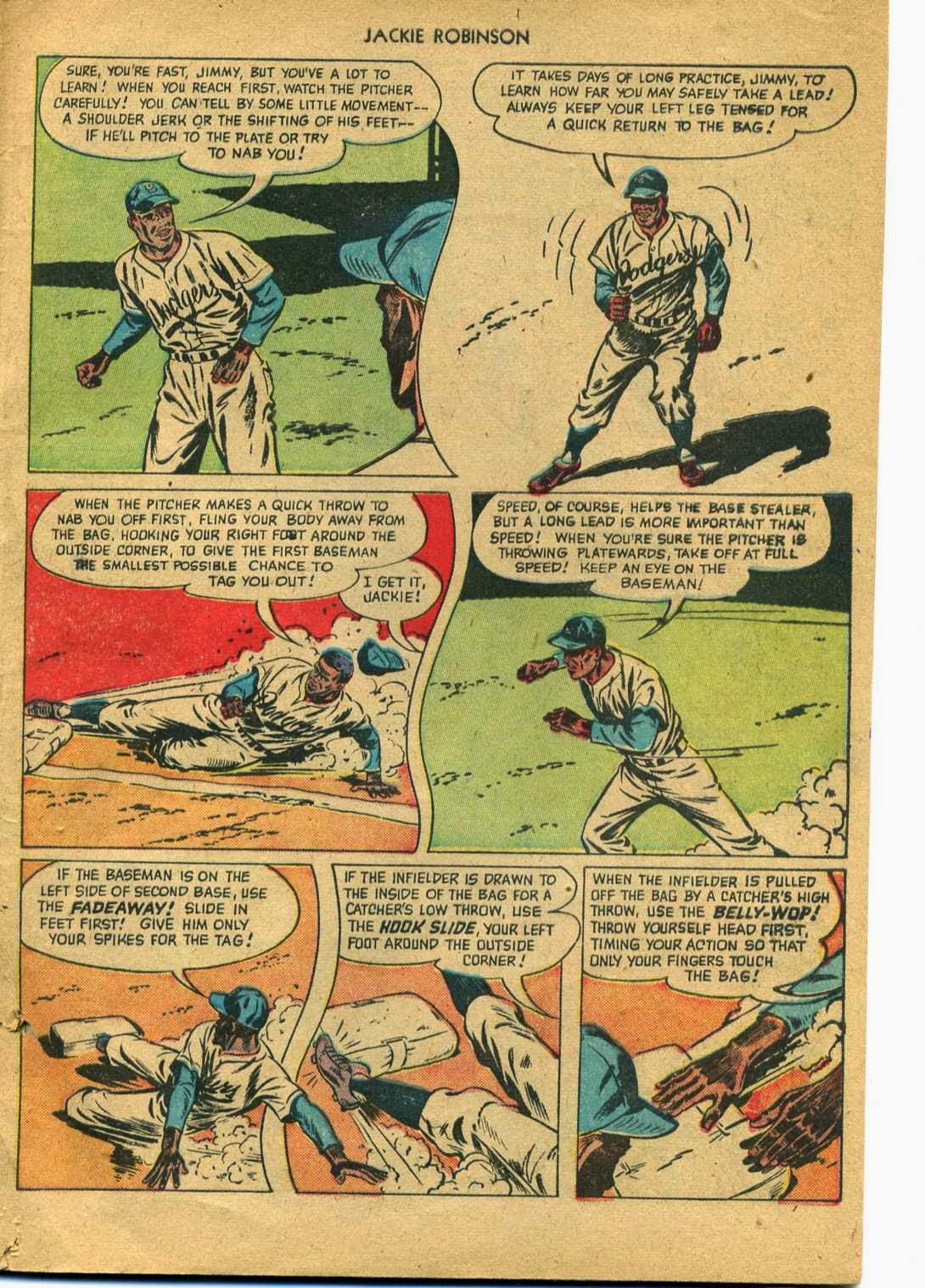 Dodgers Blue Heaven: Scans of the 1950 Jackie Robinson Comic #3