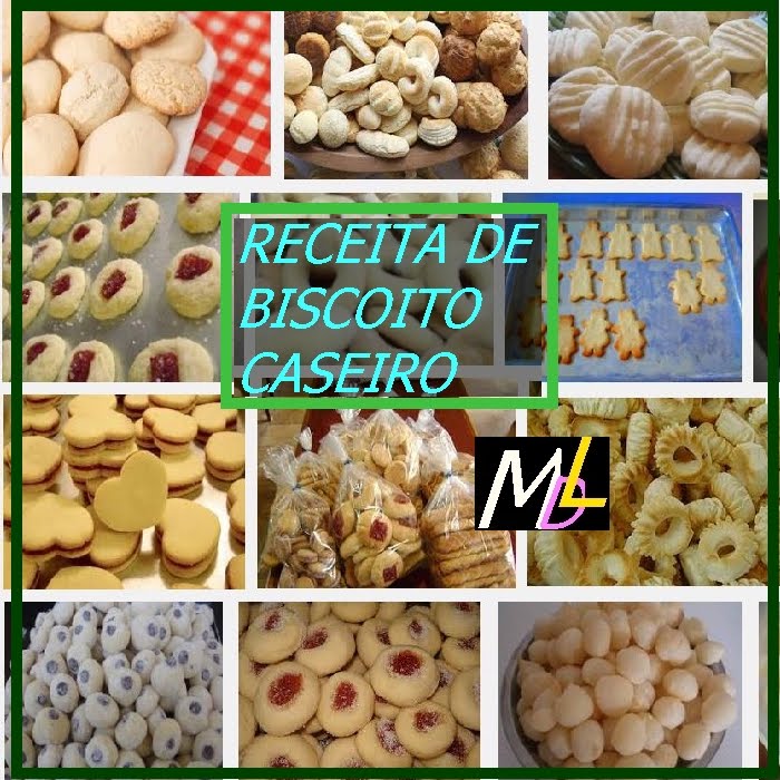 RECEITAS DE BISCOITO CASEIRO