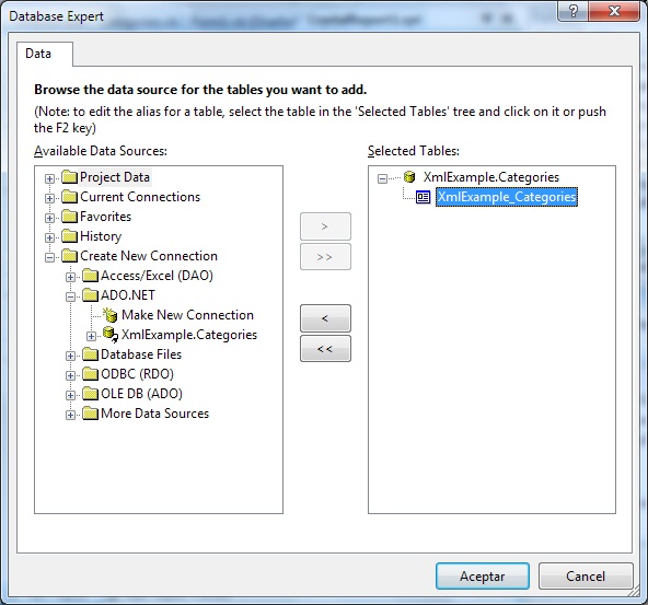 Investigación tecnológica: Reporte con Crystal Report y Linq to Xml