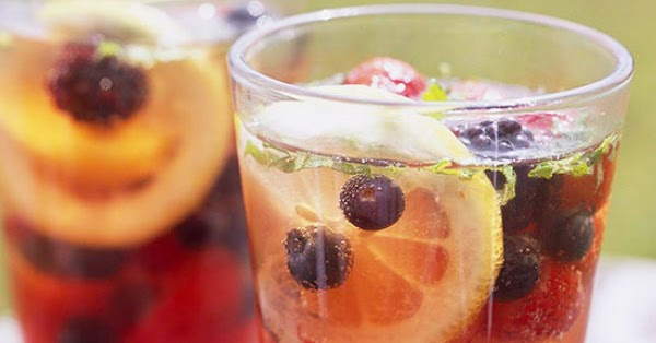 ciao! newport beach: yummy iced tea mocktail