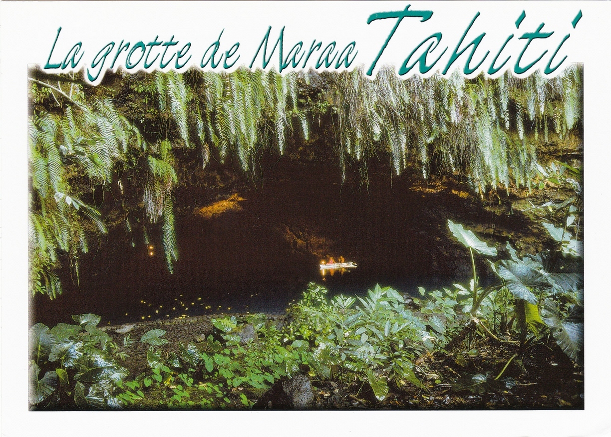 Postcards of the world - waterfalls & caves ...: Polinezja Francuska ...