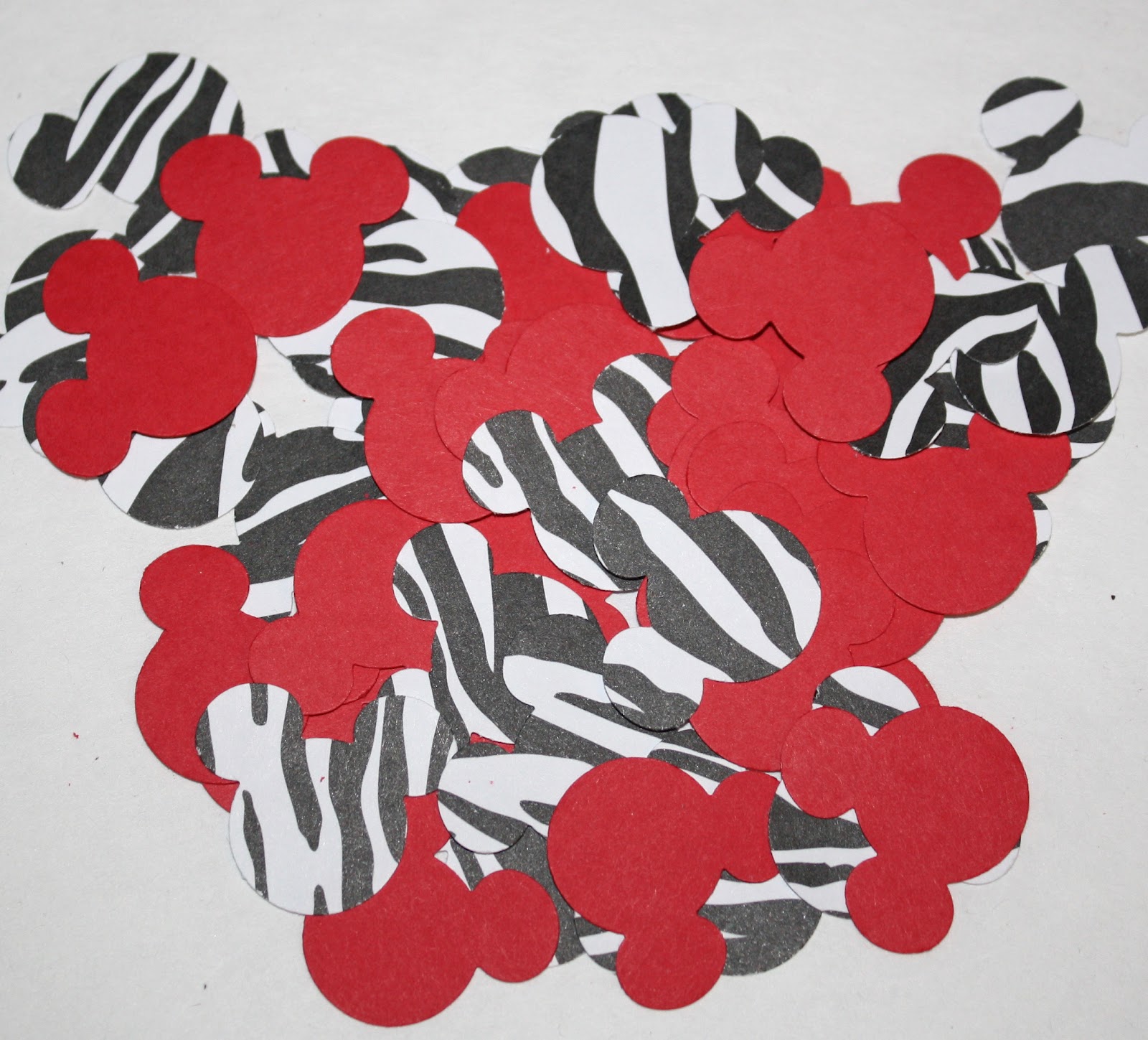 A Little Bit of Patti: Mickey & Minnie Mouse Goes Wild! Zebra Print Punches
