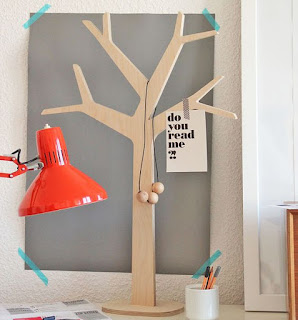 Easy organizing diy idea: Tree hanger...