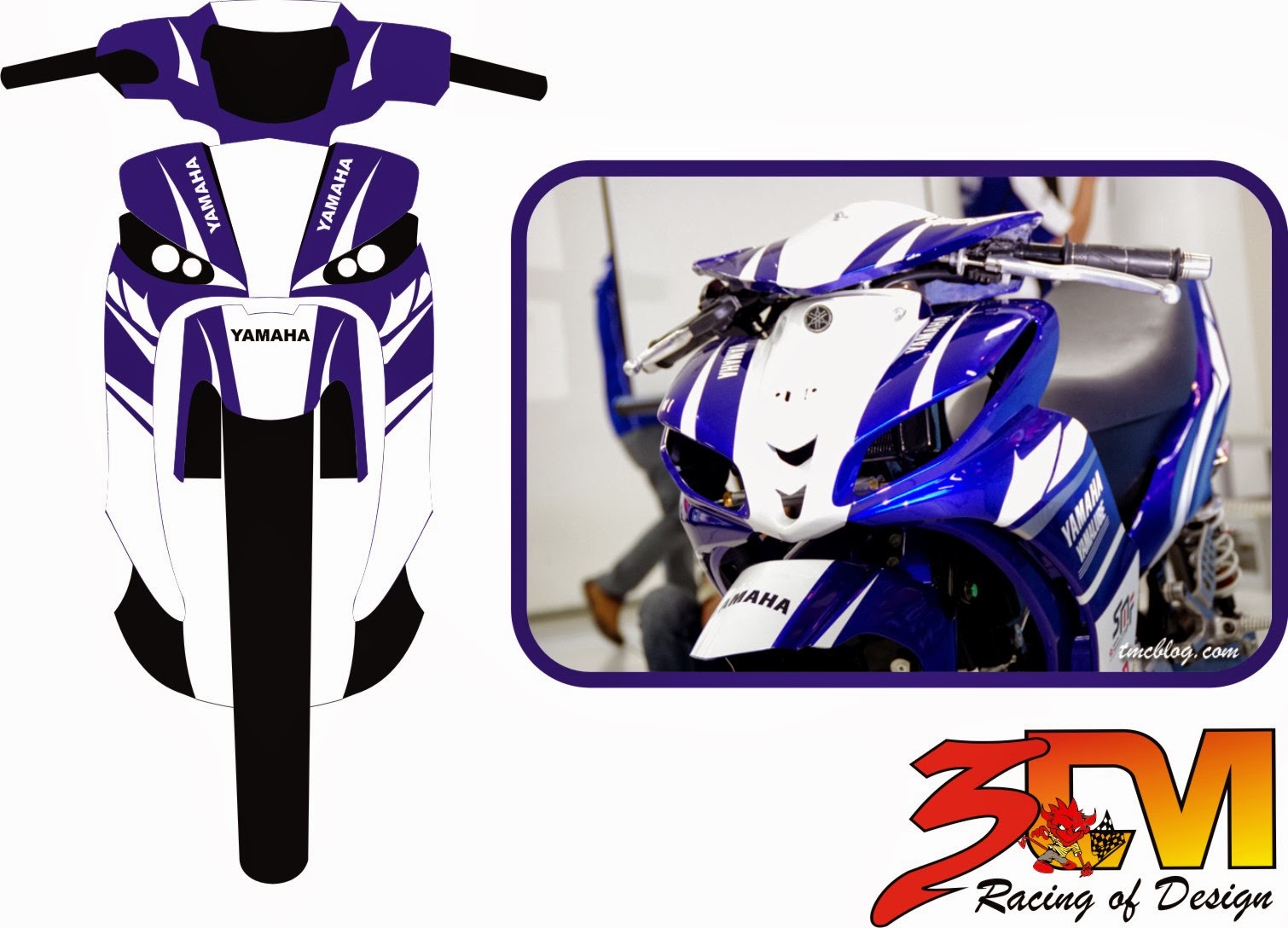 SABLON, DIGITAL PRINTING, BRANDING MOTOR: Racing Concept