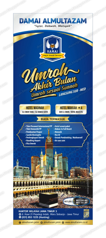 Contoh Desain Spanduk Banner Umroh Haji - Contoh Desain Banner Spanduk