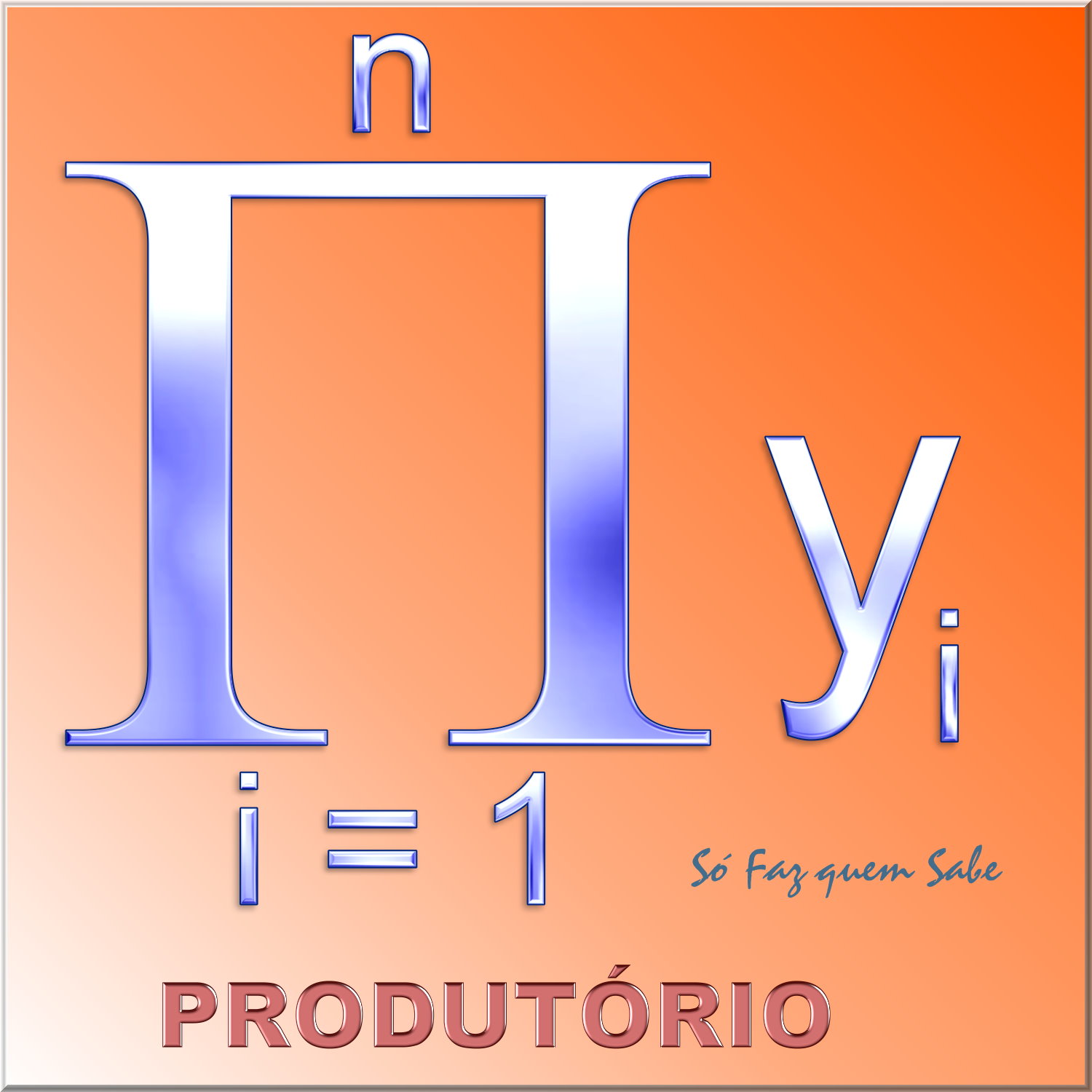 Um símbolo para o Produtório Definido. A notação PI para produtório ...