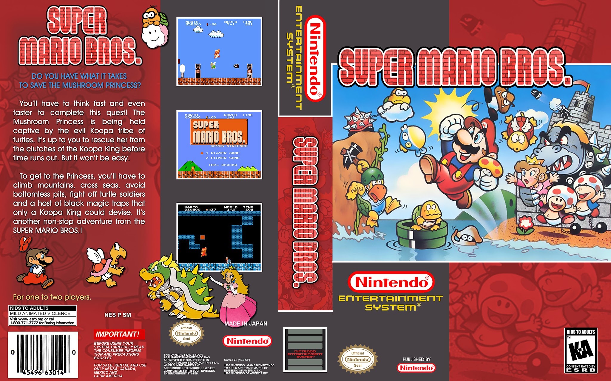 Super Mario Bros. - NES - Ultra Capas