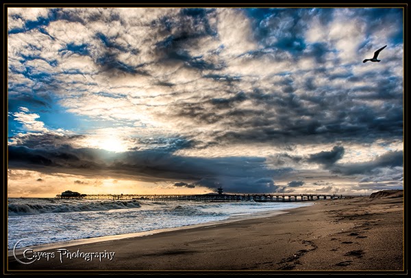 "Cayer's Sports Action Photography": Huntington Beach / Seal Beach Sunsets