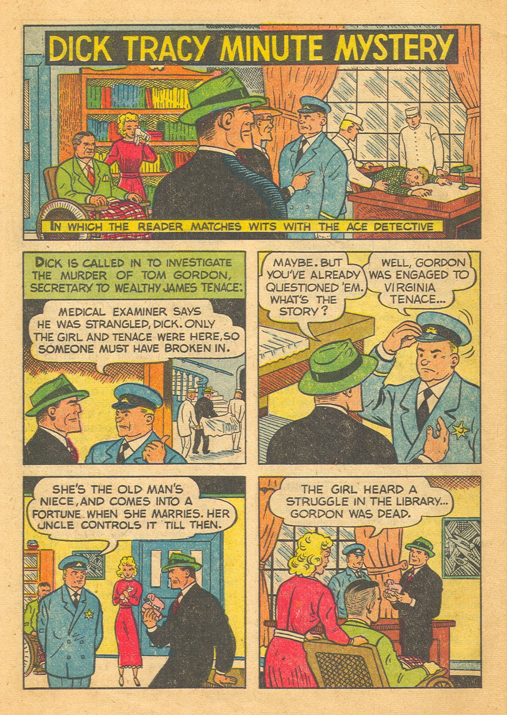 Dick Tracy Minute Mystery-Dick Tracy Monthly-1949 - The Nostalgia League