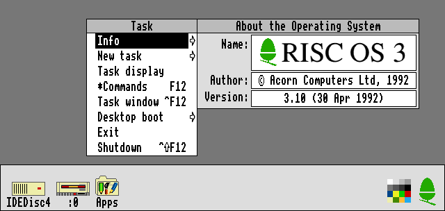 RISC OS 4096K