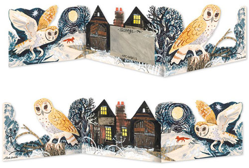 My Owl Barn: Beautiful Fold Out Cards by Mark Hearld