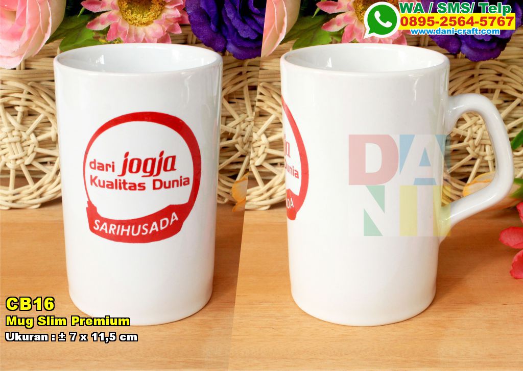 Mug Slim Premium | Souvenir Pernikahan