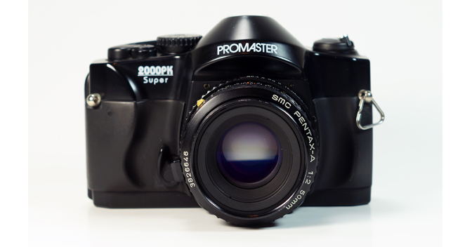Promaster 2000pk Super Manual Film Camera with Pentax 50mm f/2 Lens ...