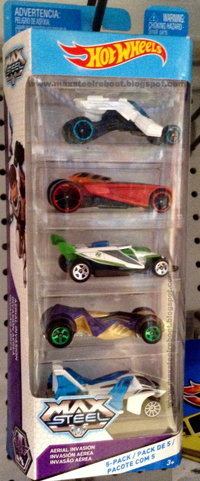 Max Steel Reboot: 5-Packs Hot Wheels de Max Steel 2014