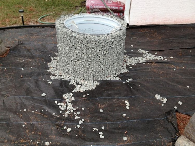 Create a massive elevated and round Gabion garden - 20 creative ideas ...