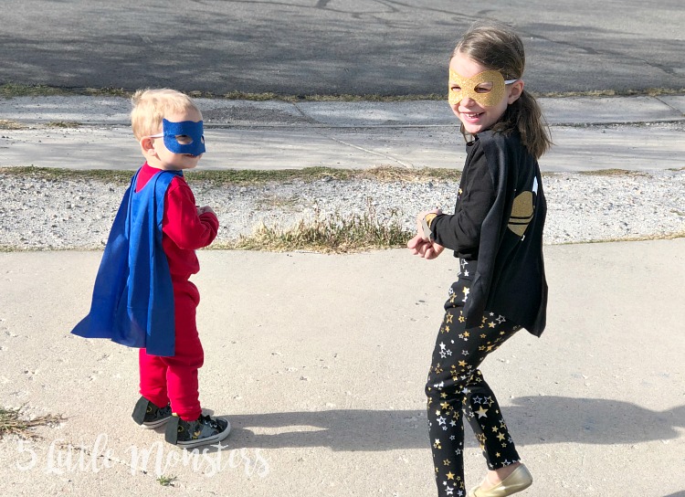 5 Little Monsters: Create Your Own Superhero Costumes