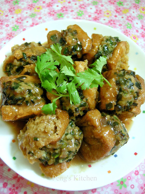Peng's Kitchen: Stuffed Taufu Pok