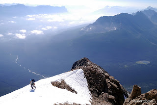 Climbing the East Ridge of Mt. Temple and Grassi Ridge on Wiwaxy ...