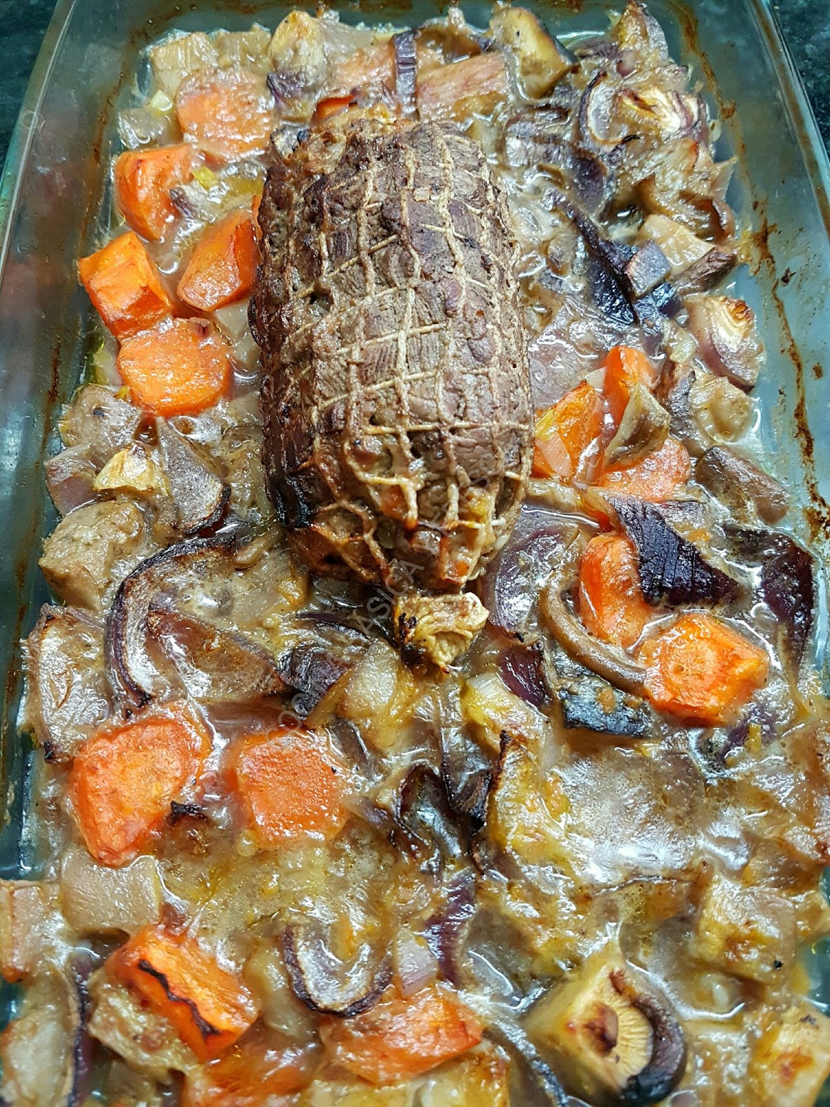 Cocina Basica y Fresca: PUNTA DE SOLOMILLO RELLENA CON CREMA DE SETAS CBF@