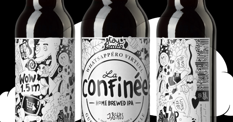 The Locked Down - Belgian Home Brewed IPA on Packaging of the World ...