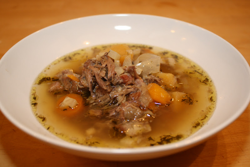 Mat i bestemors hage: Oksehalesuppe