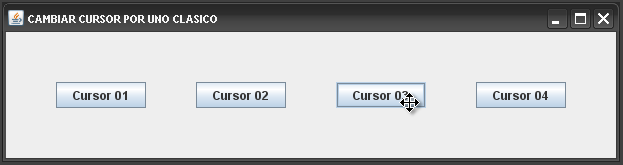 FULL CODIGOS JAVA: CAMBIAR CURSOR EN JAVA CON LOS CURSORES DEL JDK