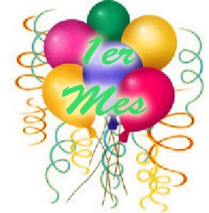 Paso a paso....Manualidades de Lorena: Hoy mi blog cumple 1 MES!!!!!!