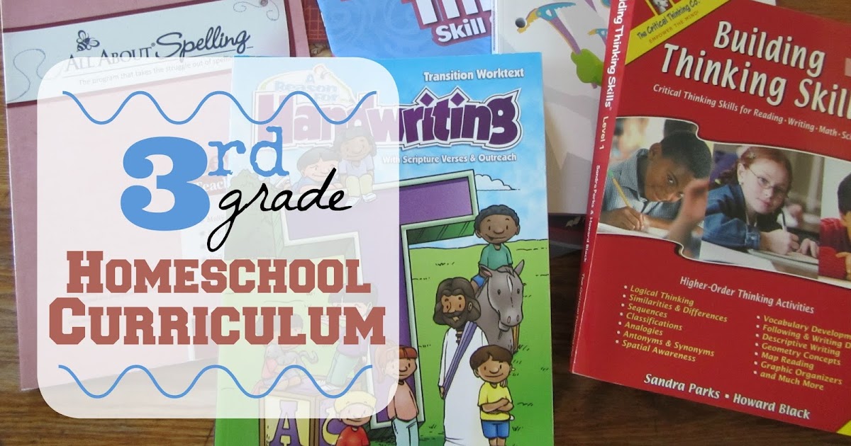The Unlikely Homeschool: 3rd Grade Homeschool Curriculum