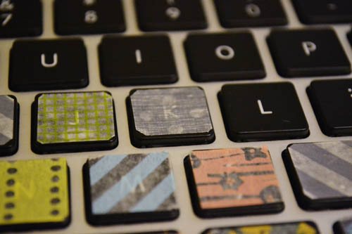 Crocus Lane: Washi Tape Keyboard Tutorial