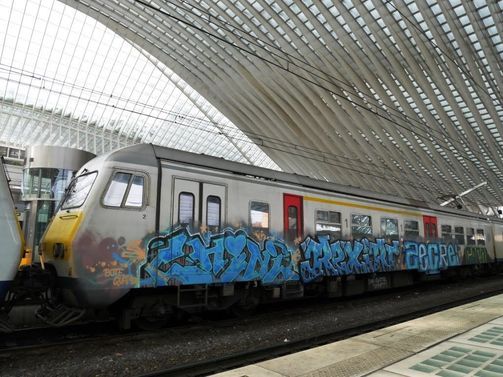 DIE QWOTE STIMMT ! Art on Train