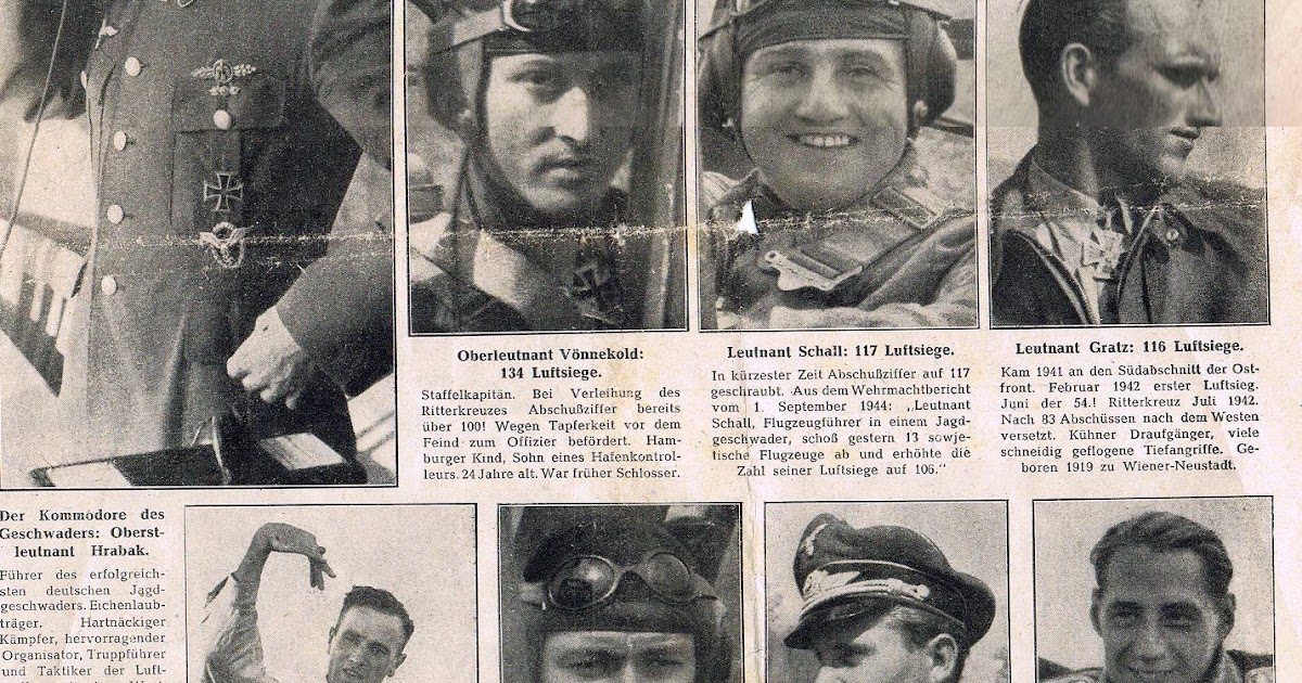 Ritterkreuzträger: 11 Aces from Jagdgeschwader 52 (JG 52)