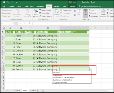 EXCEL - AGR Blog: How to create drop down menu or drop down list in ...