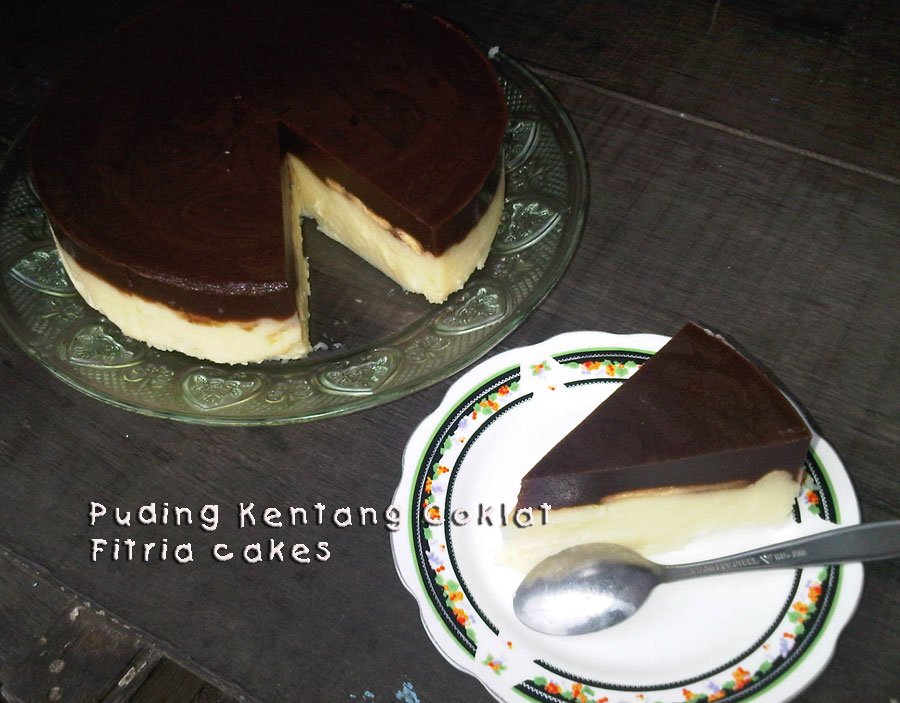 Fitria cakes: Puding kentang coklat