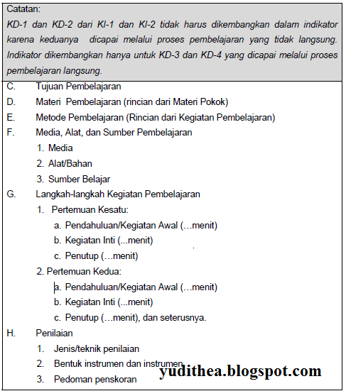 Format RPP Kurikulum 2013 Terbaru - Warung Education