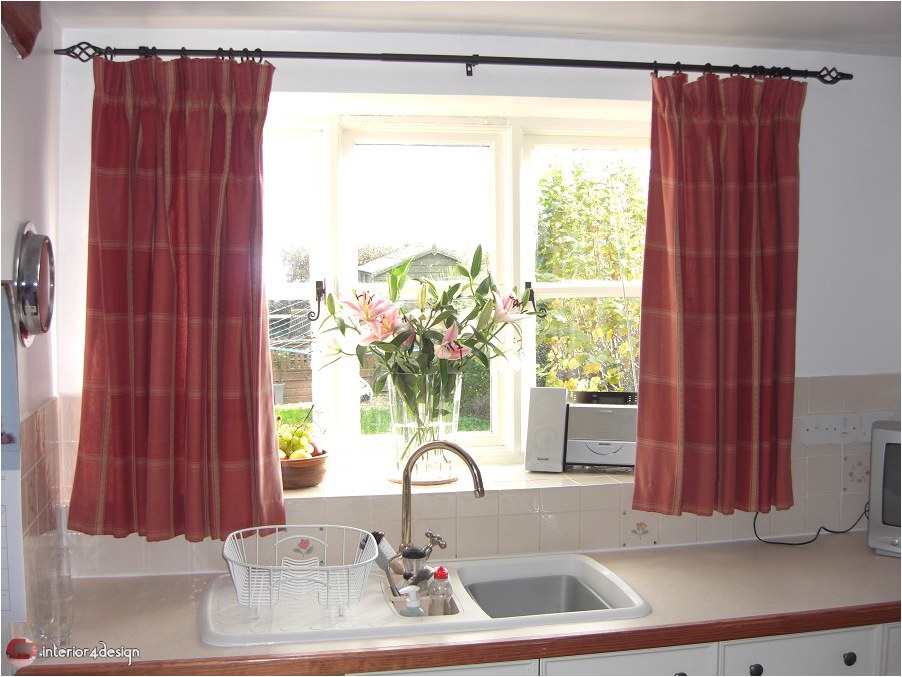 Elegant Kitchen Curtains - Modern & Stylish Kitchen Window Treatments ...