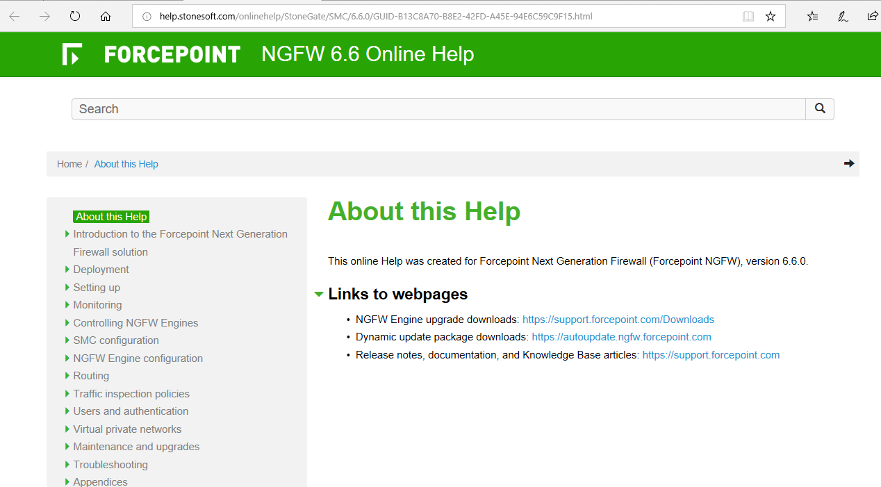 Ken Felix Security Blog: Forcepoint SMC v6.6
