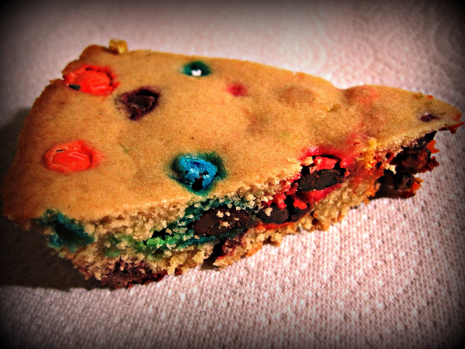 M&M Cookie Pie