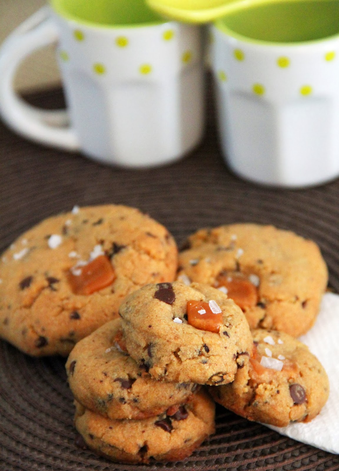 Jo and Sue: Mocha Browned Butter Salted Caramel Cookies