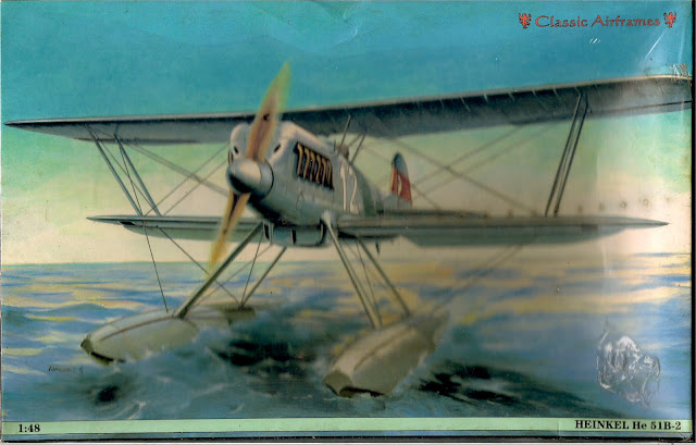 Modellismo Torino: HEINKEL HE 51B-2 Floatplane Fighter, scala 1:48