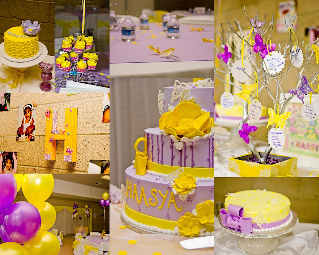 Love 2 Decorate: Yellow & Lavender Party - Daughter's First Birthday