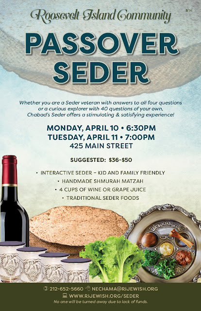 Roosevelt Islander Online: You're Invited To Chabad Of Roosevelt Island ...