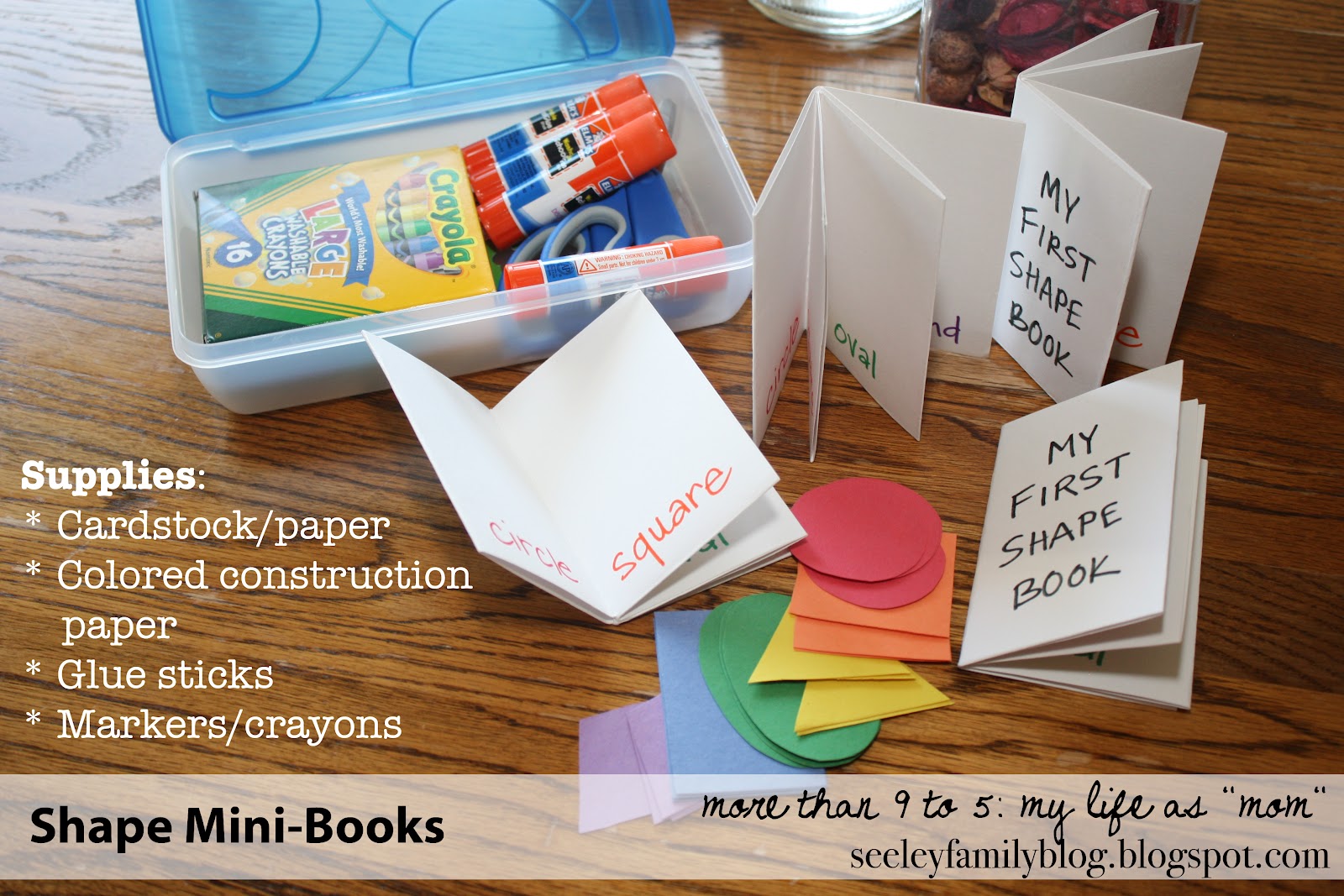 more than 9 to 5...my life as "Mom": Fun with Shapes!