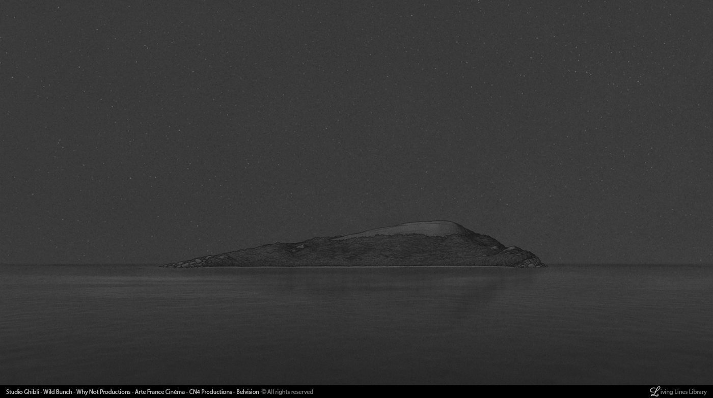 Living Lines Library: The Red Turtle (2016) - Backgrounds