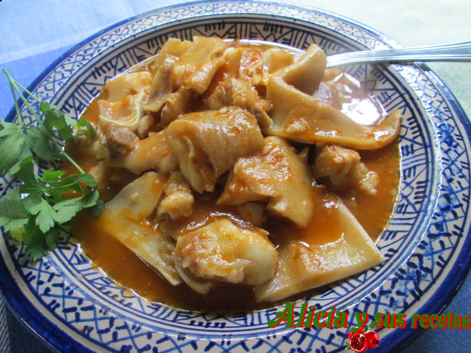 Alicia y sus recetas: OREJAS DE CERDO ESTOFADAS