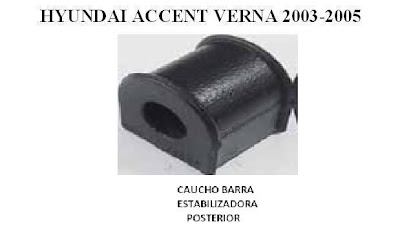 CAUCHO BARRA ESTABILIZADORA POSTERIOR ~ cauchossa