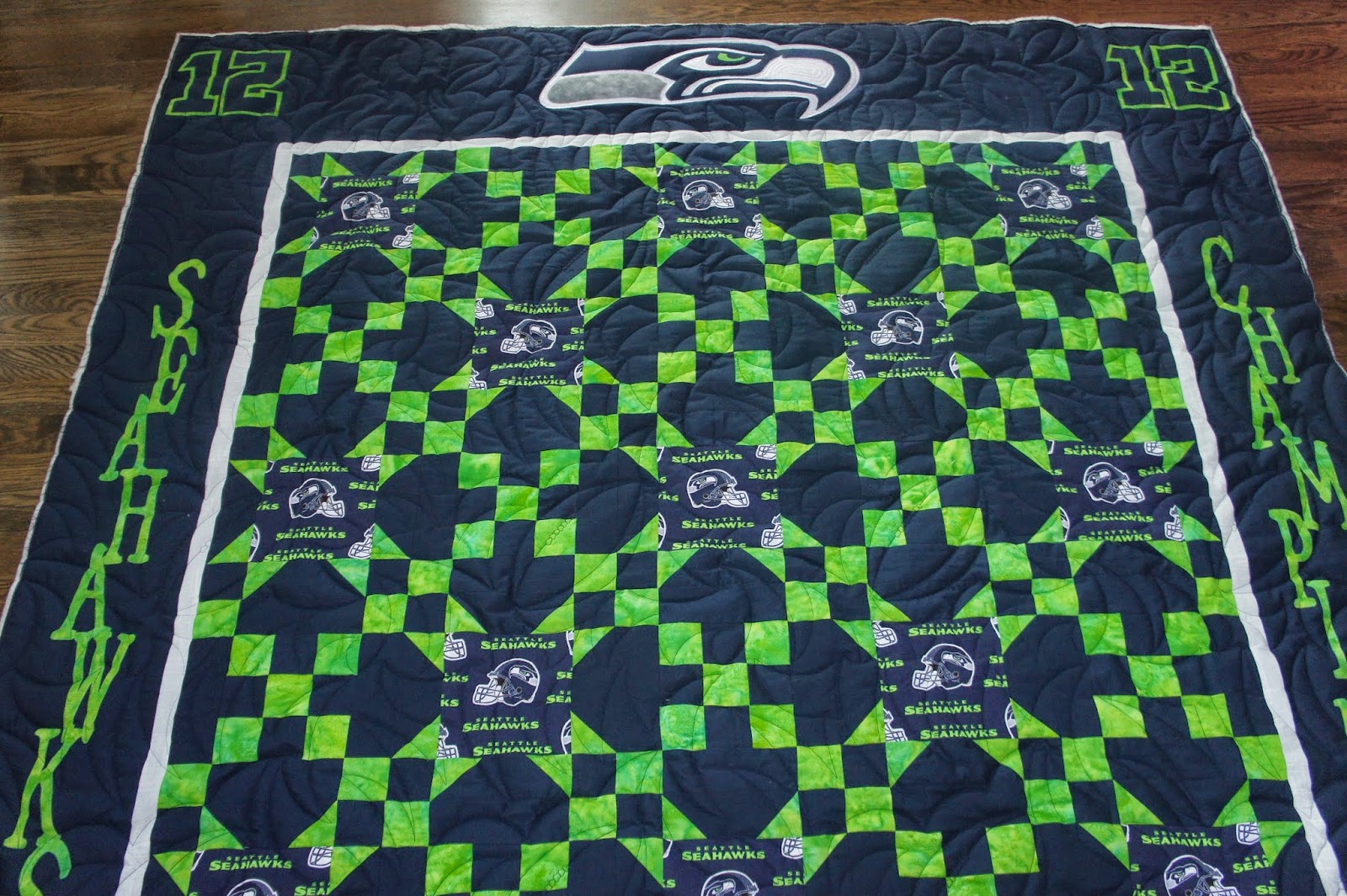The Quarter Inch by Got Kwilts?: Seahawks!