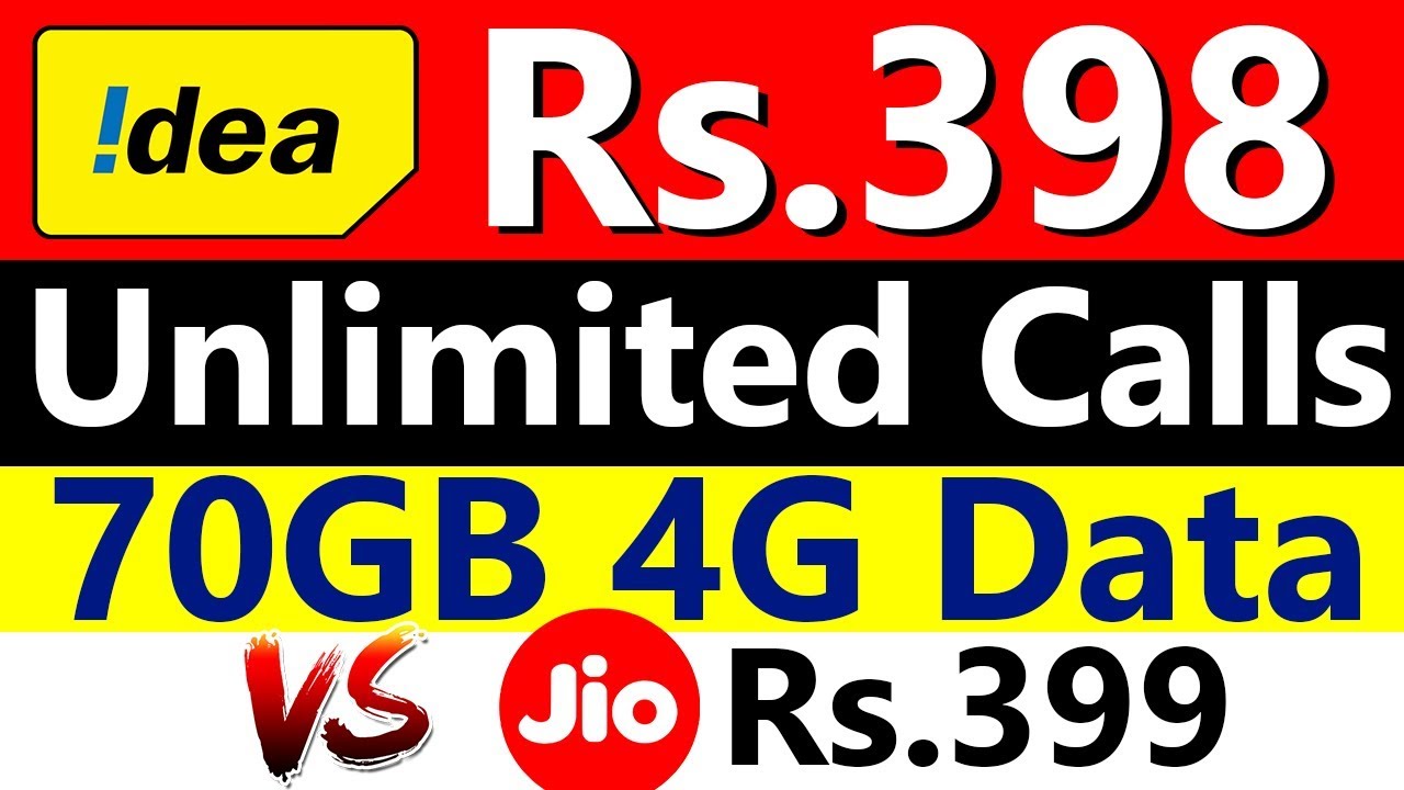 Idea in a face off with Jio in the market with it new Rs. 398 plan ...