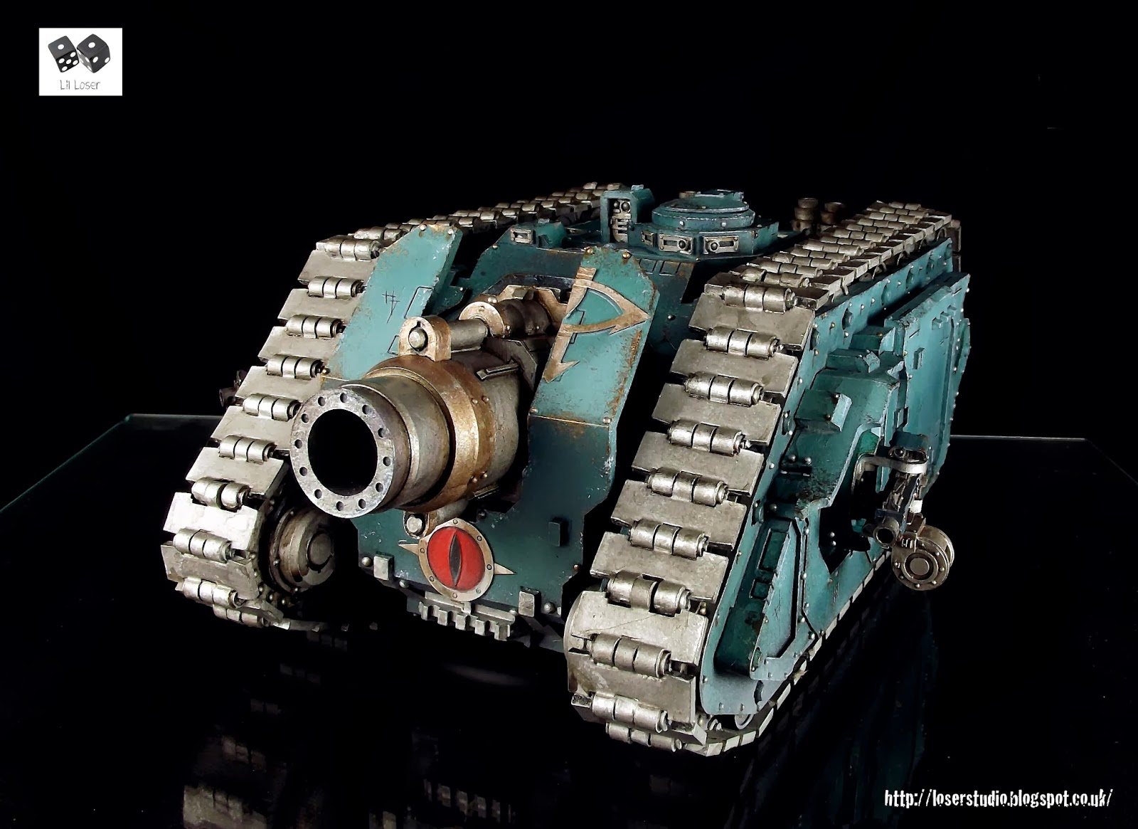 30Kplus40K: Horus Heresy Review: The Typhon Heavy Siege Tank