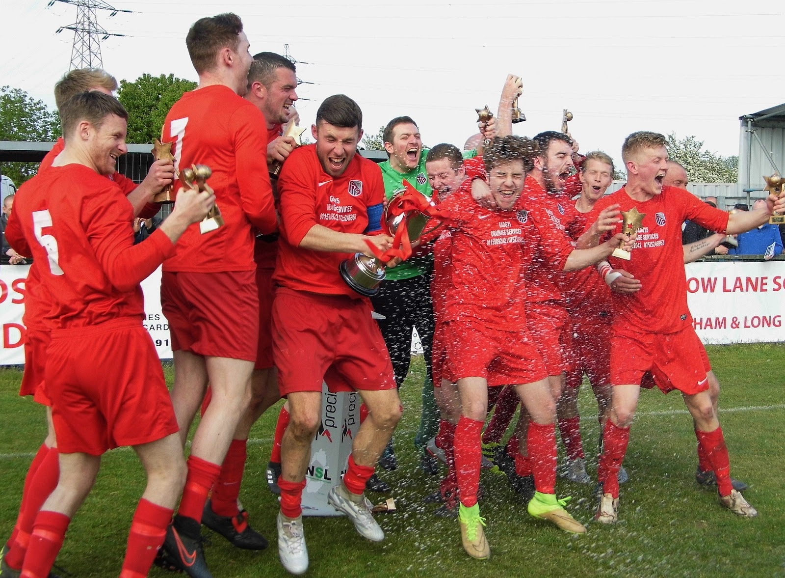 We all stand together: COTGRAVE DEBUT LEAGUE CUP WINNERS