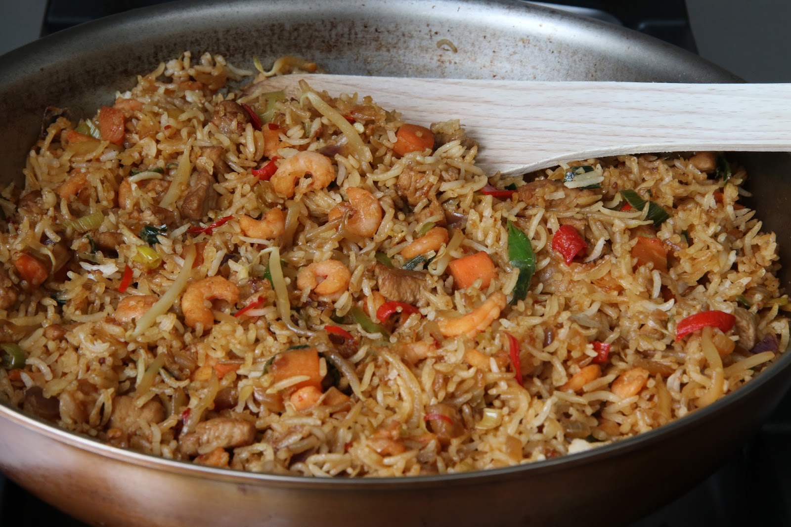 De keuken van Johanna: Nasi goreng met garnalen
